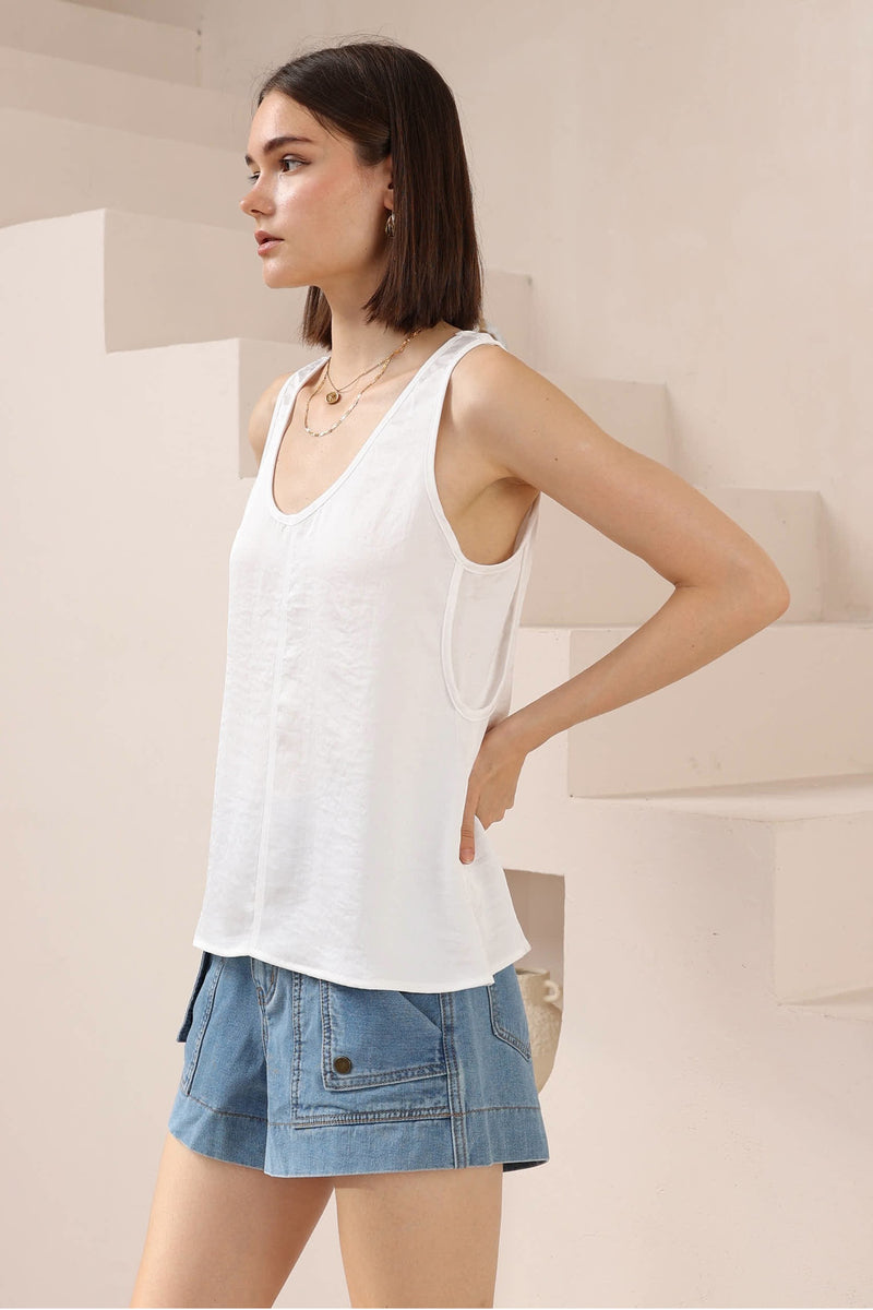 Alessandra V Neck Singlet – Sundaze