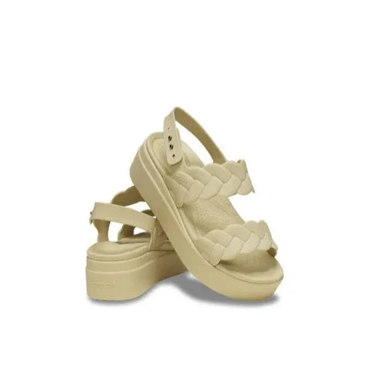 Crocs Brooklyn Woven Upper Low Wedge – Sundaze